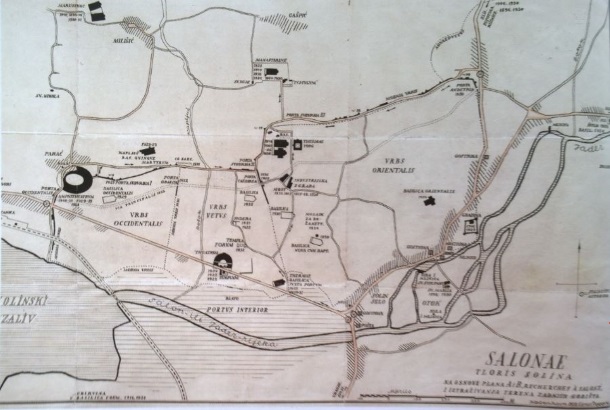 E_Dyggve_Topografska karta Salone 1933_Arheološki muzej u Splitu ...